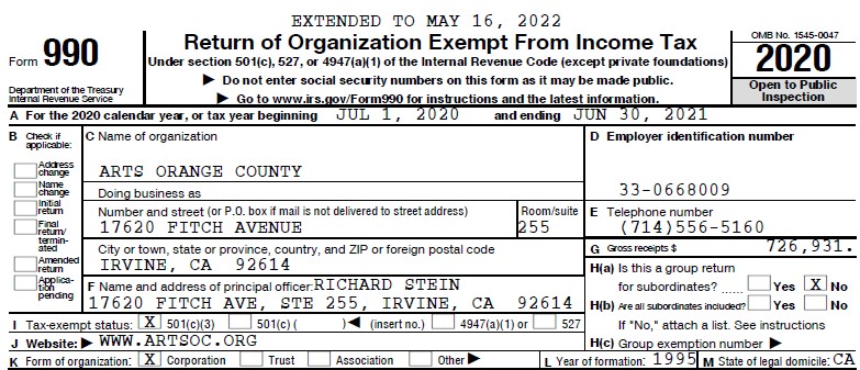 About Us - Arts Orange County